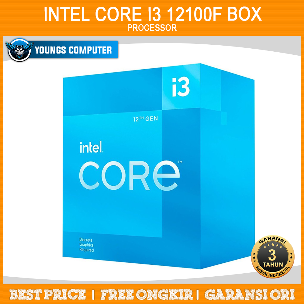 INTEL CORE i3 12100F BOX – Youngs Computer