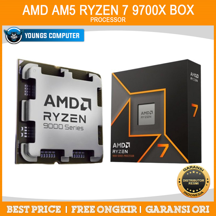 AMD AM5 RYZEN 7 9700X BOX – Youngs Computer